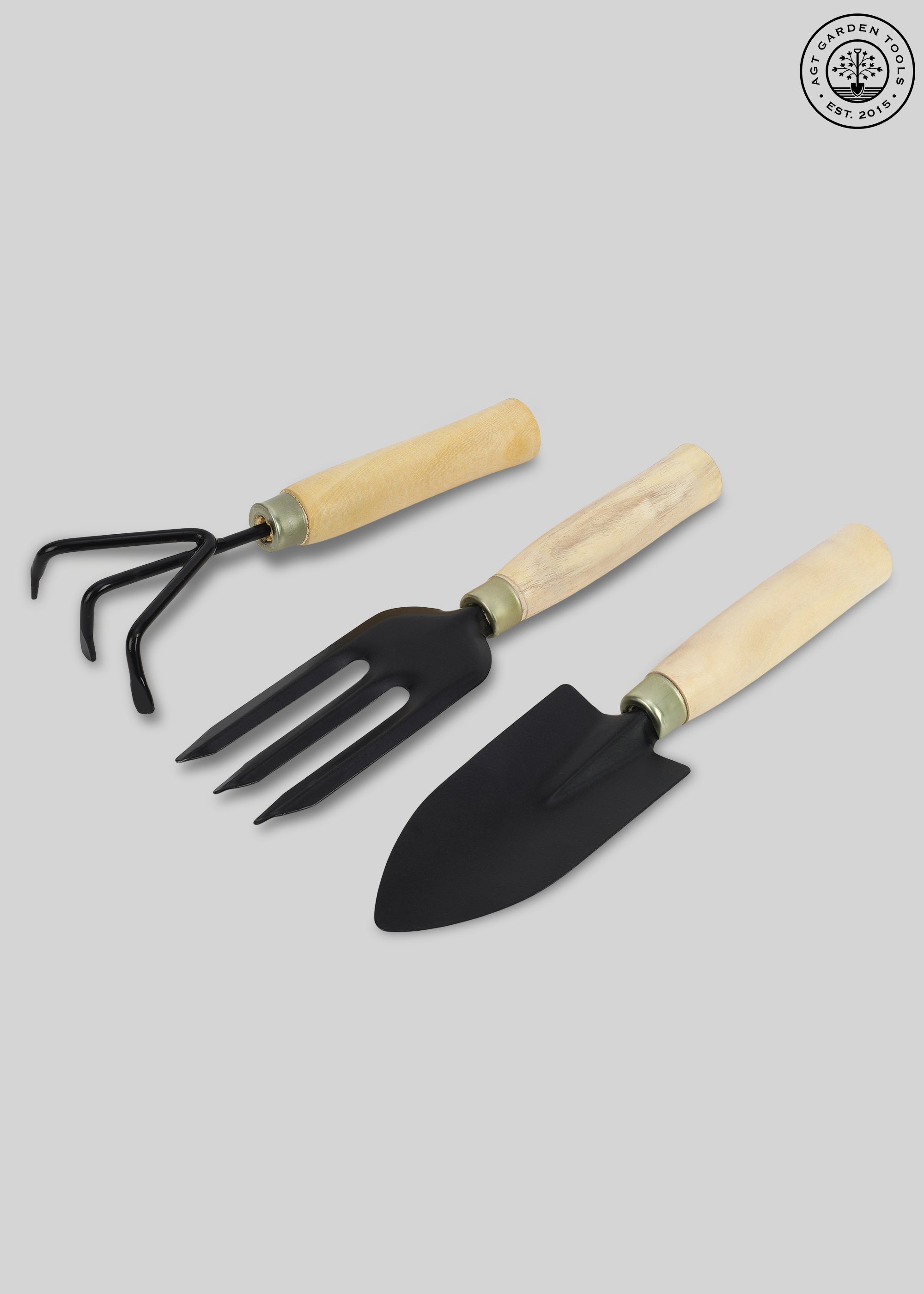 AGT® 3 Piece Garden Tool Set A22 Garden Tool Kit – Durable, Rust-Resis ...